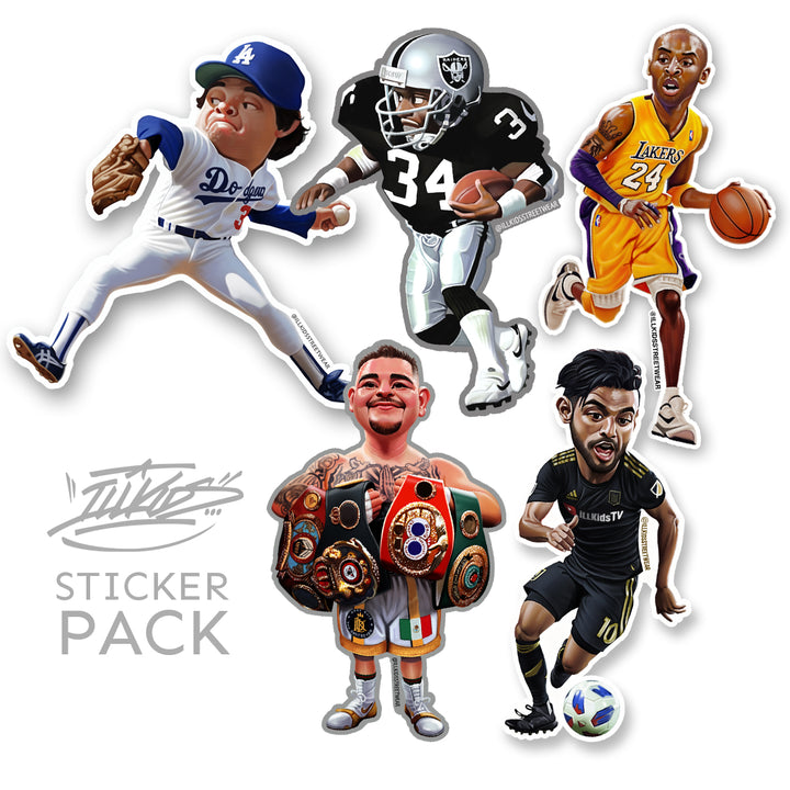 LA Legends Sticker Pack - 5 stickers – ILLKids StreetWear